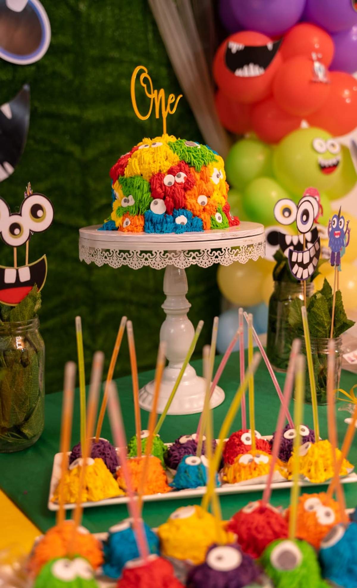 Monster theme Birthday Party Ideas | Photo 2 of 6 | Catch My Party