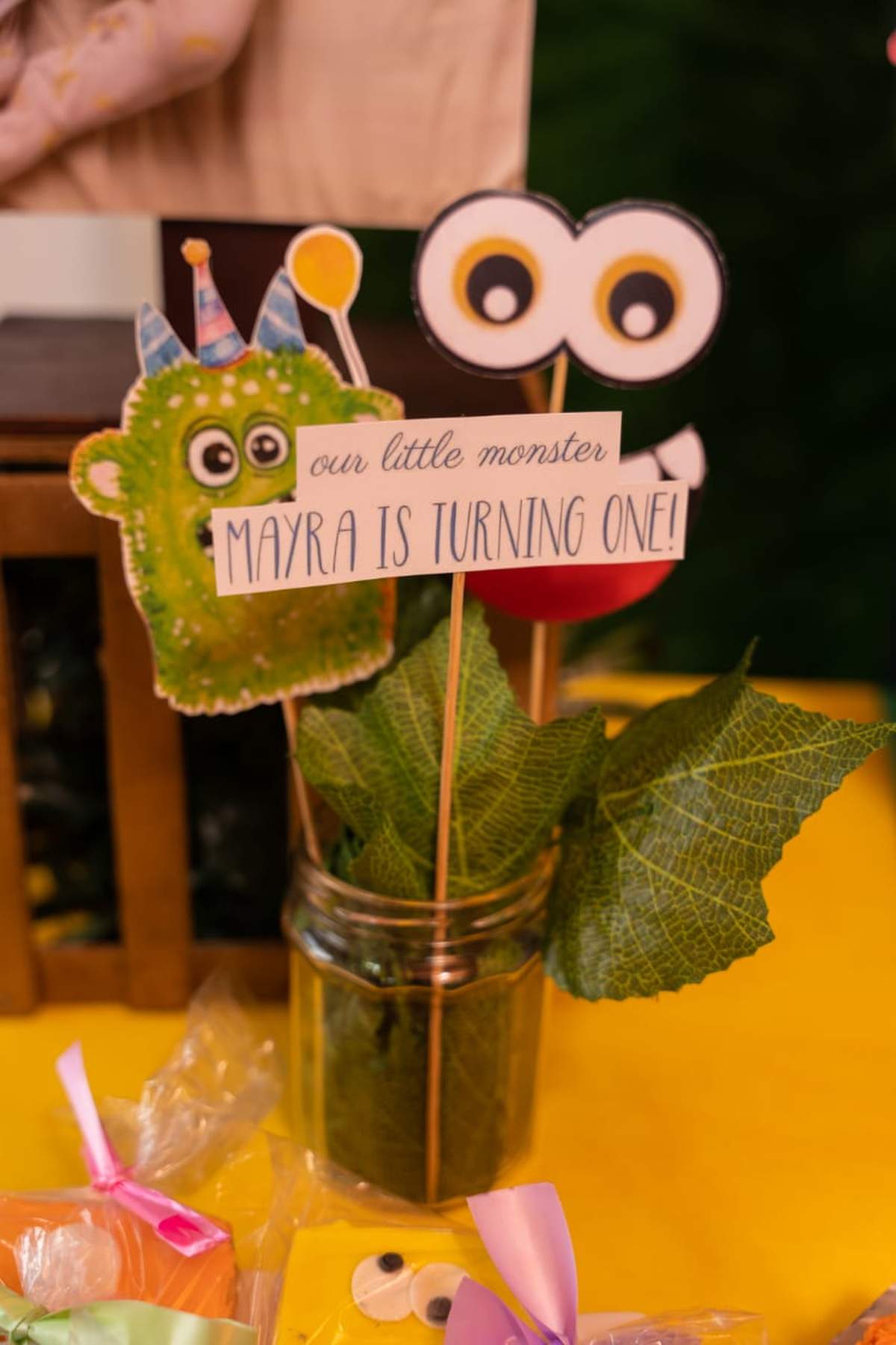 Monster theme Birthday Party Ideas | Photo 2 of 6 | Catch My Party