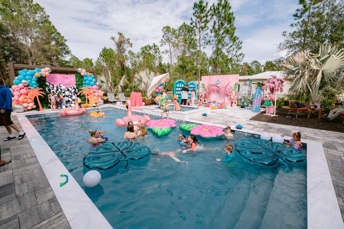 Beach Club Birthday Party Ideas | Photo 2 of 18 | Catch My Party