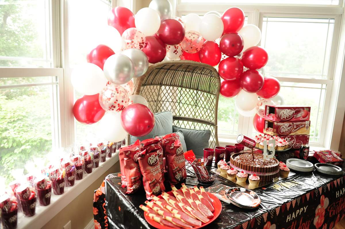 Dr. Pepper Birthday Party Ideas | Photo 14 of 16 | Catch My Party