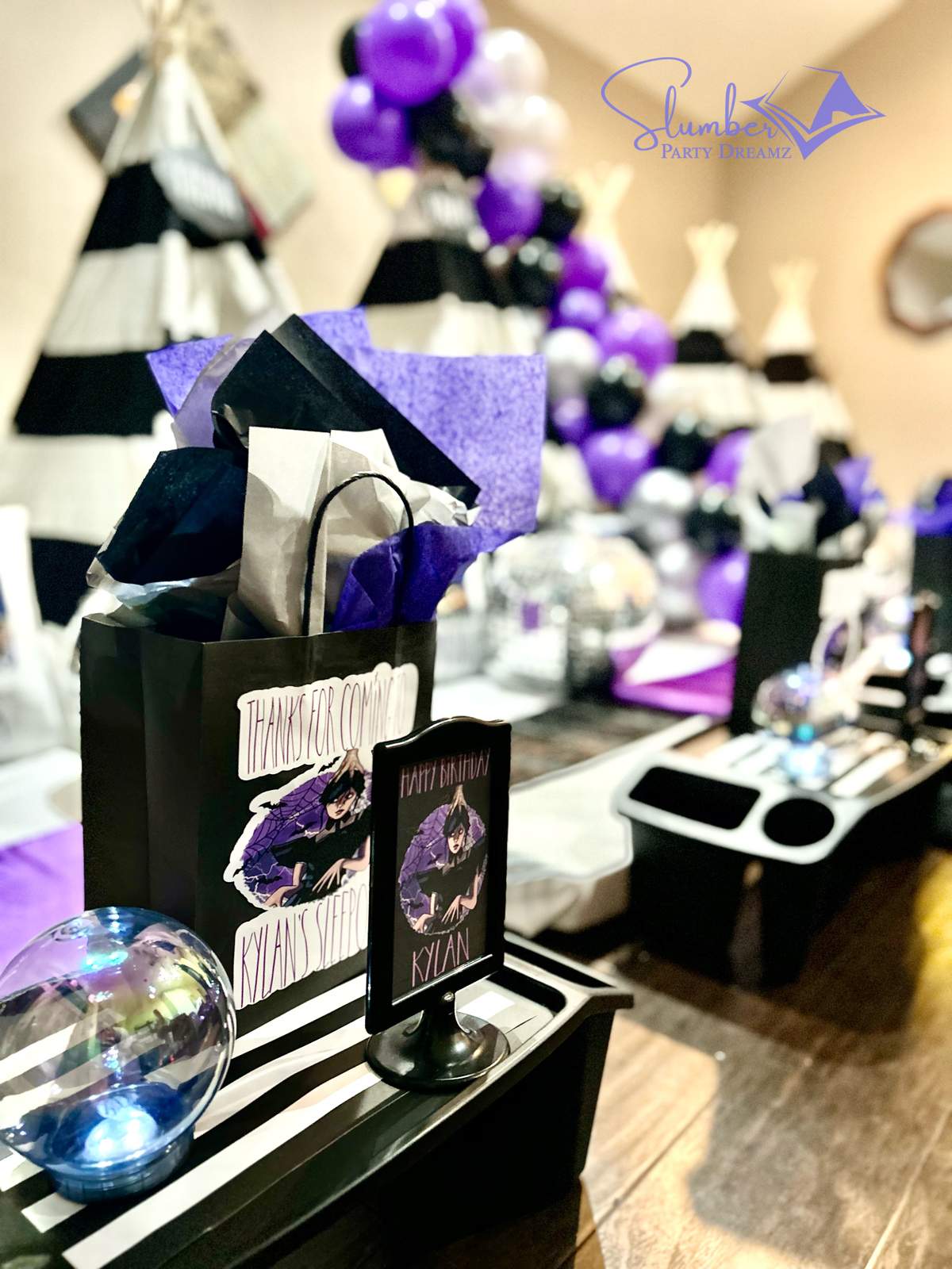 Wednesday Birthday Party Ideas | Photo 7 of 13 | Catch My Party