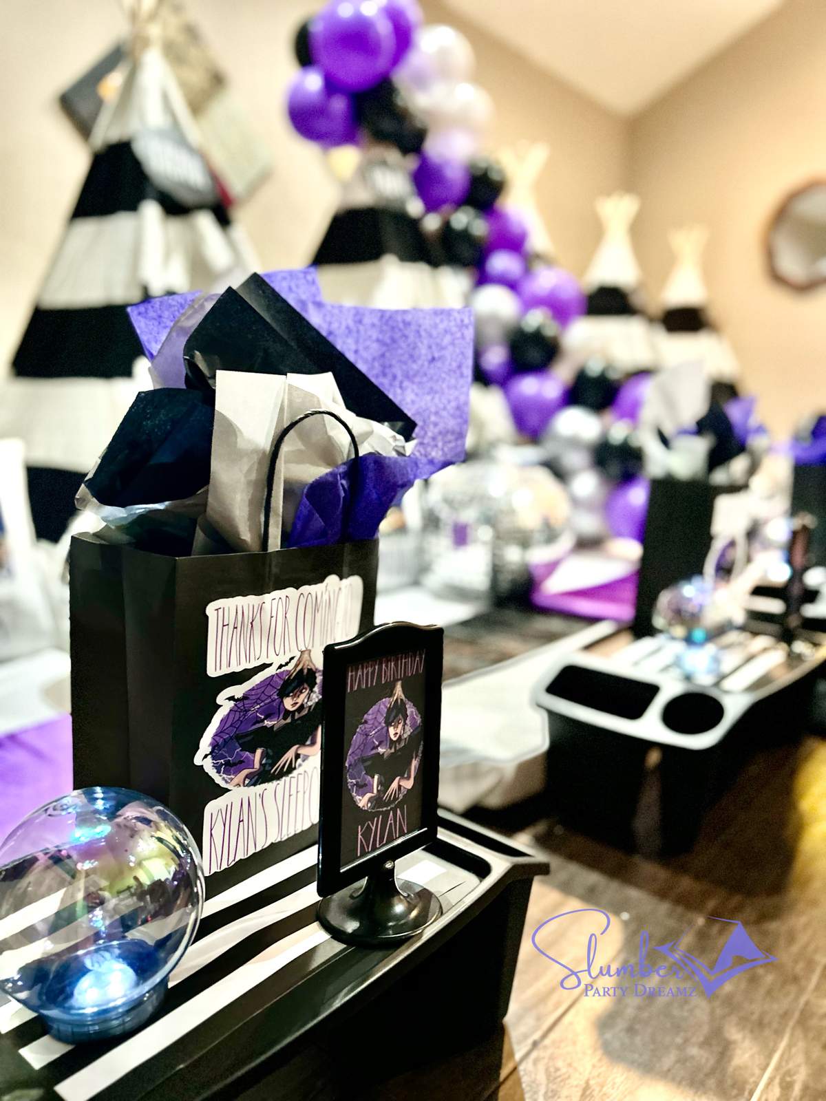 Wednesday Birthday Party Ideas | Photo 7 of 13 | Catch My Party