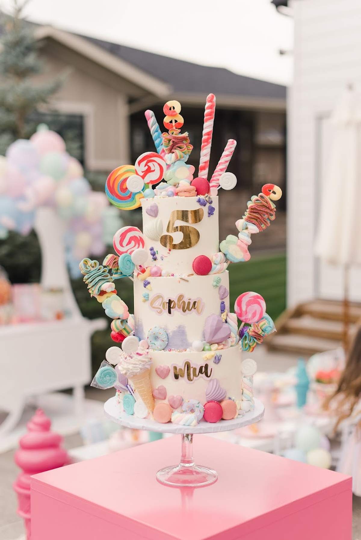 Pastel CandyLand Birthday Party Ideas | Photo 8 of 26 | Catch My Party
