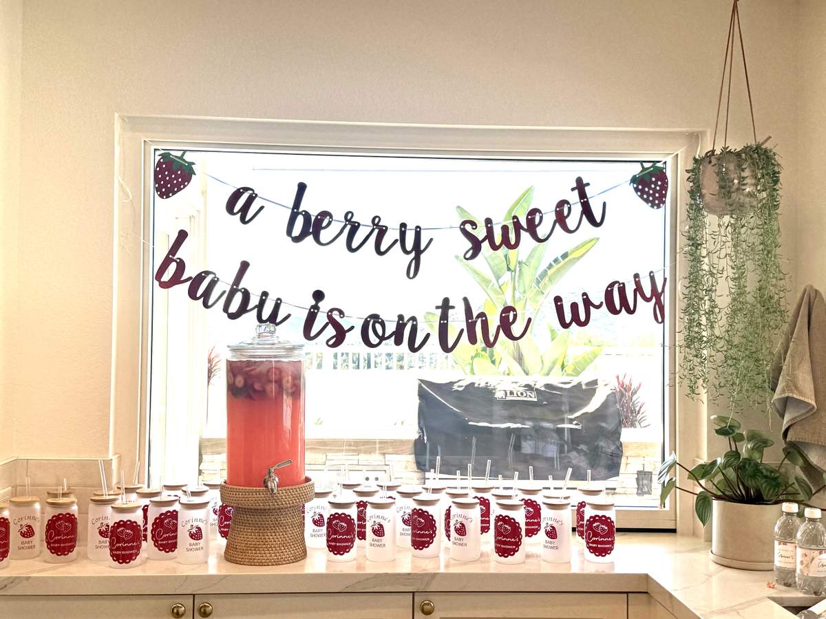 A Berry Sweet Baby Baby Shower Party Ideas | Photo 2 of 21 | Catch My Party