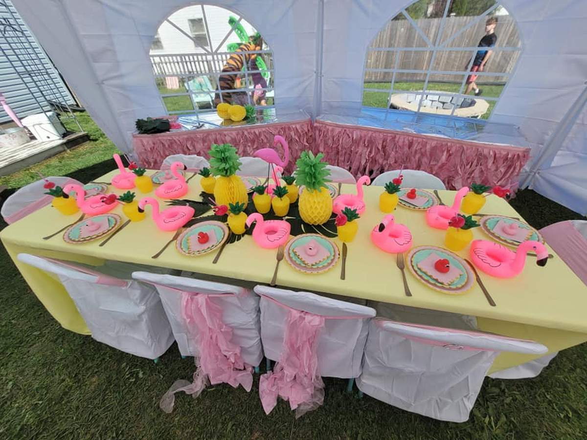 Pineapple & Flamingo Birthday Party Ideas | Photo 3 of 62 | Catch My Party