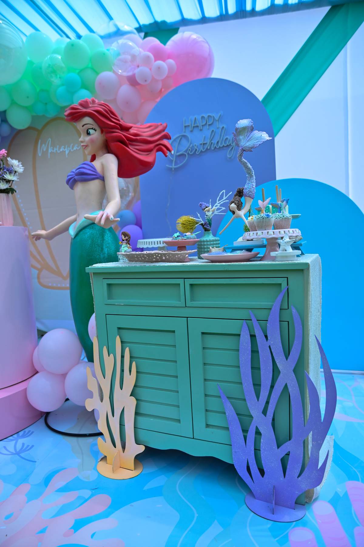 Ariel party Birthday Party Ideas | Photo 1 of 62 | Catch My Party