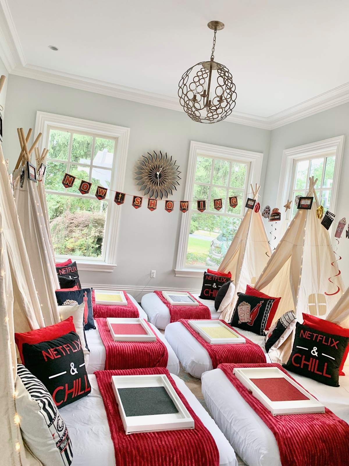 Netflix & Chill Movie Night Party Ideas | Photo 1 of 16 | Catch My Party