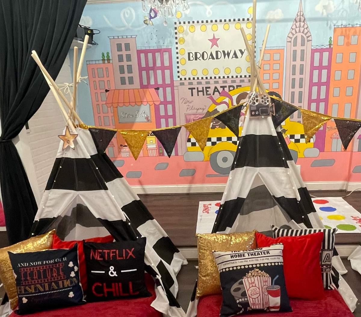 Netflix & Chill Movie Night Party Ideas | Photo 4 of 16 | Catch My Party