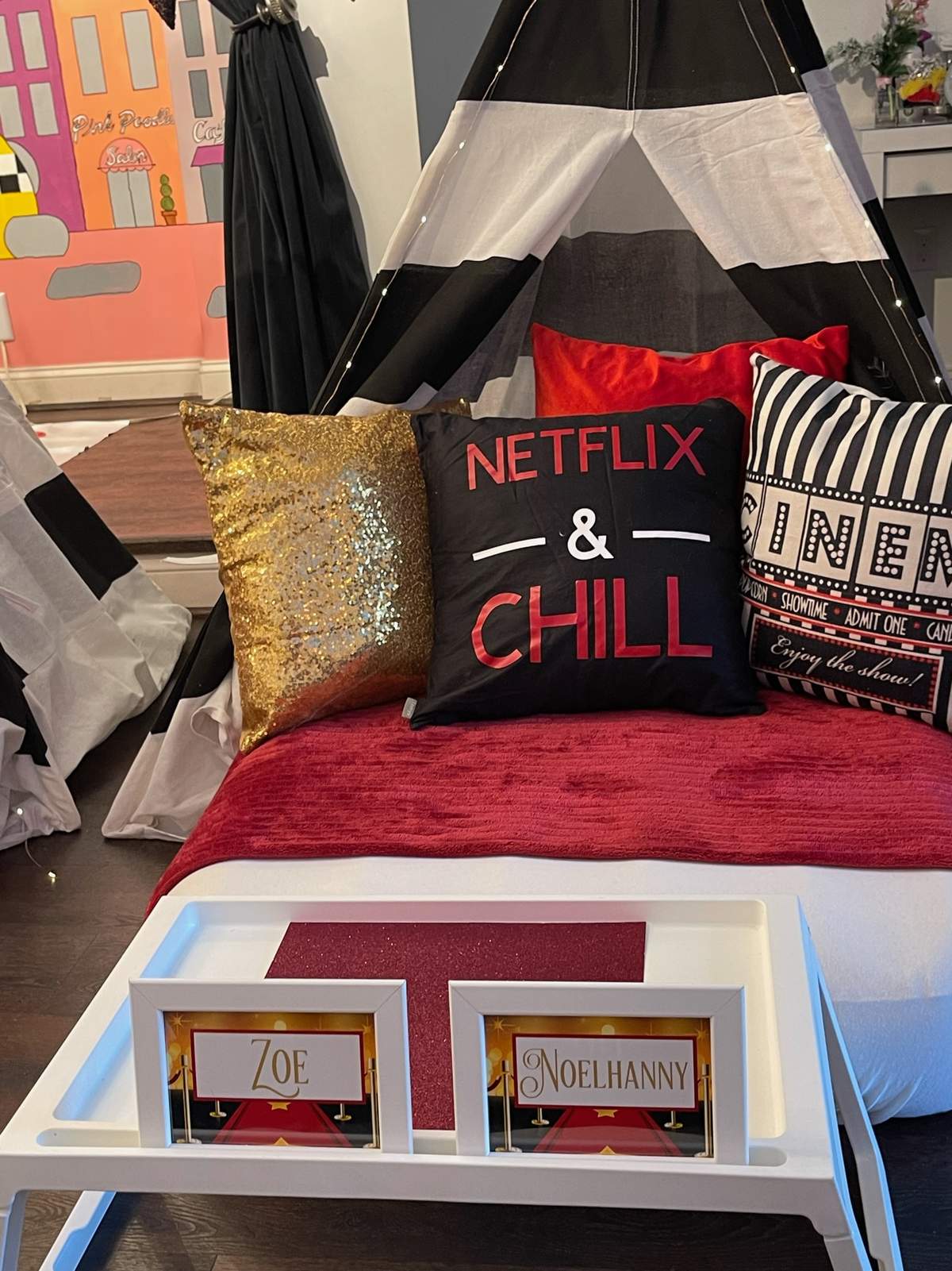 Netflix & Chill Movie Night Party Ideas | Photo 4 of 16 | Catch My Party