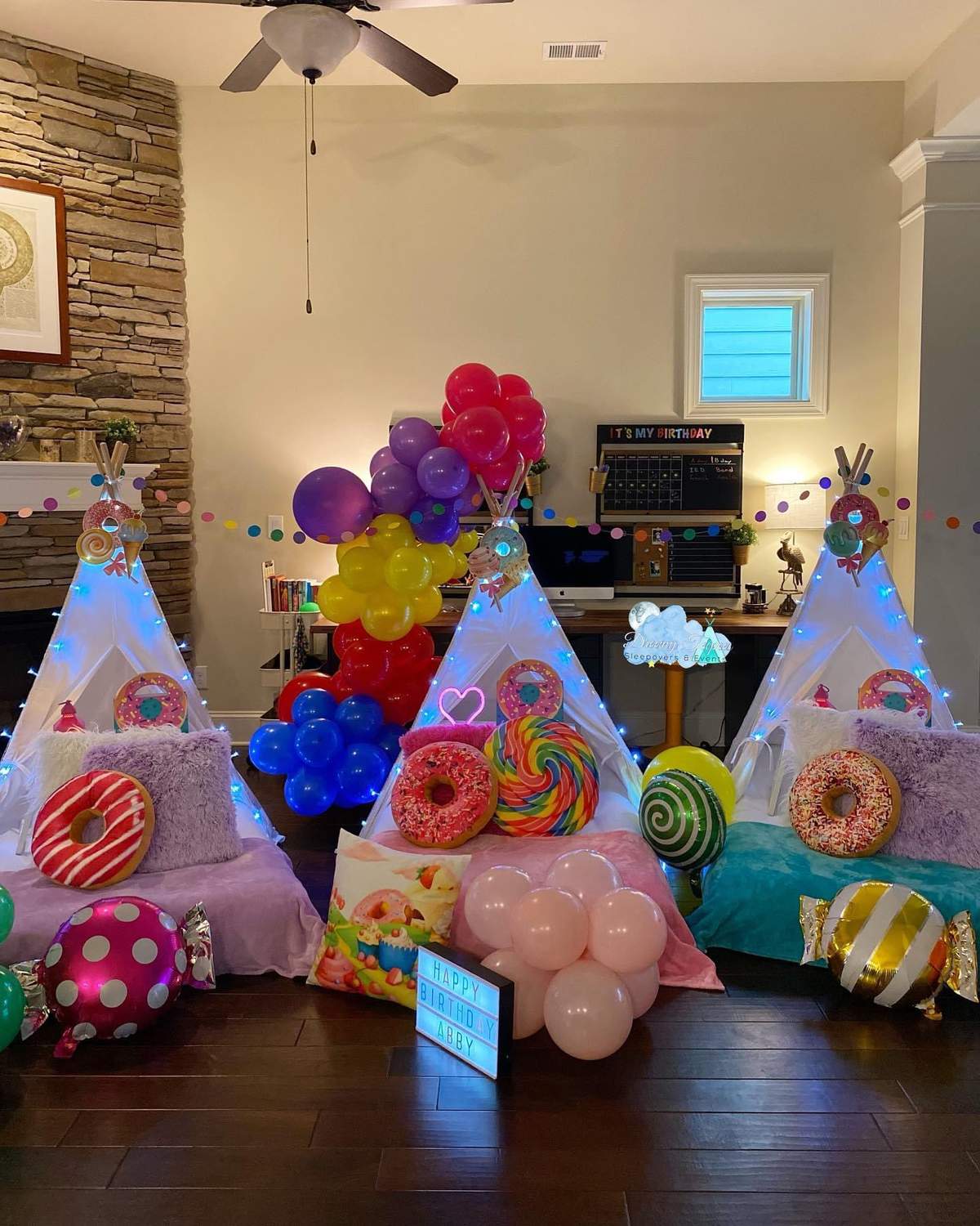 Candyland / Birthday "Abby’s Too Sweet Sleepover Party" | Catch My Party