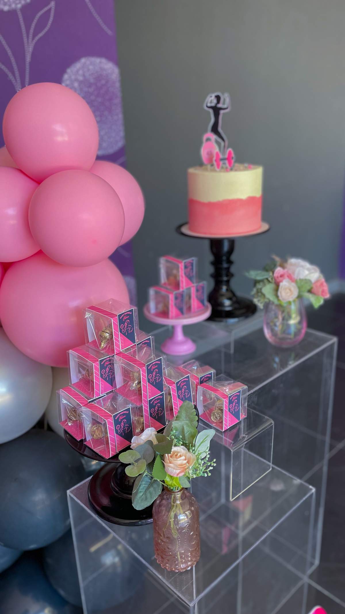 Fitness party Birthday Party Ideas | Photo 1 of 15 | Catch My Party