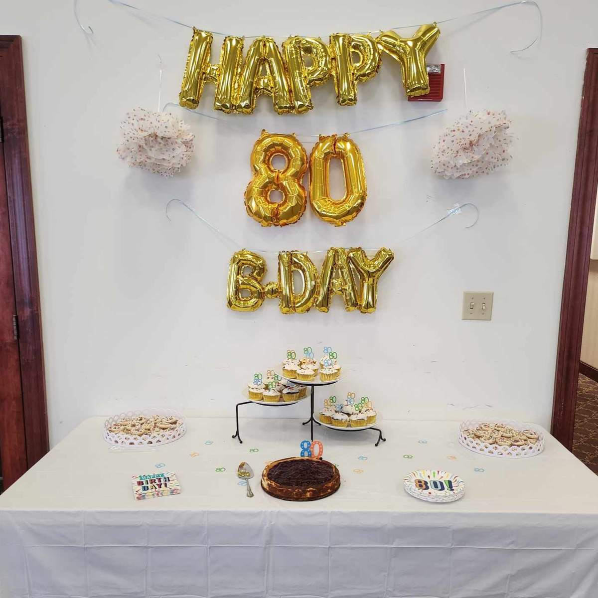 80th birthday Birthday Party Ideas | Photo 28 of 30 | Catch My Party