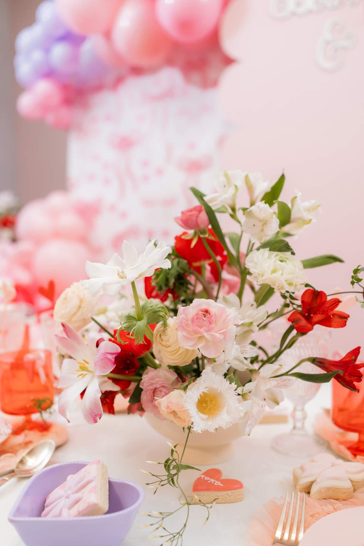Valentines coquette theme Valentine's Day Party Ideas | Photo 1 of 37 ...