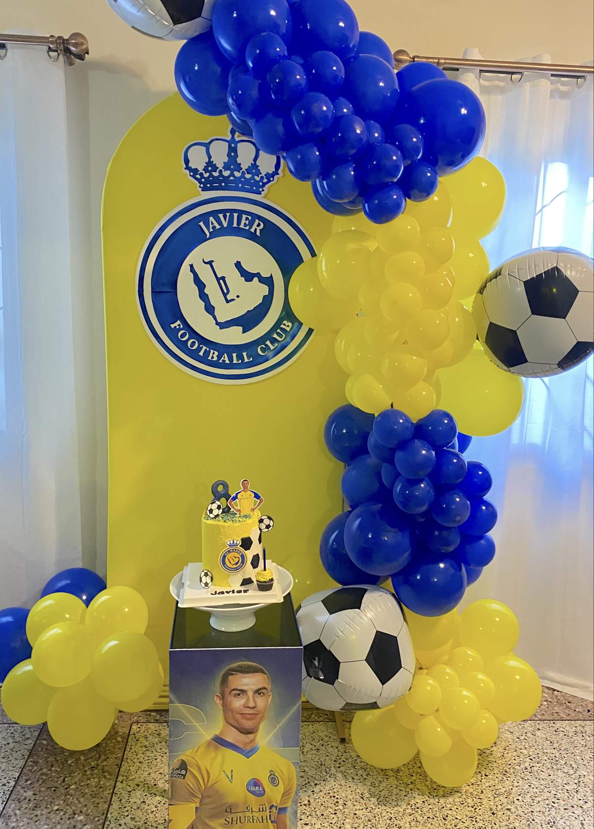 Soccer/Cristiano Ronaldo Birthday Party Ideas | Photo 9 of 17 | Catch ...