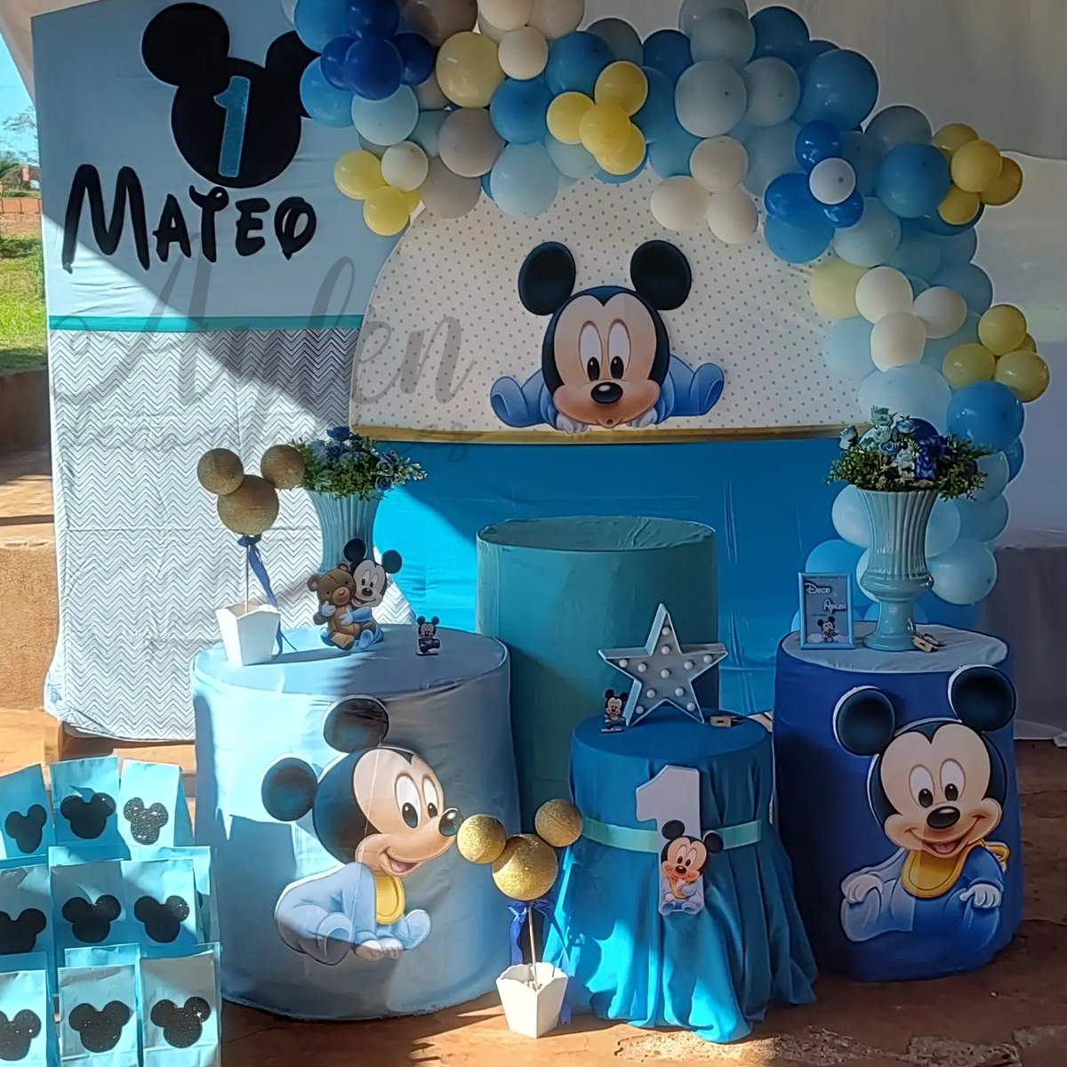 Mickey Mouse bebe Birthday Party Ideas | Photo 1 of 3 | Catch My Party