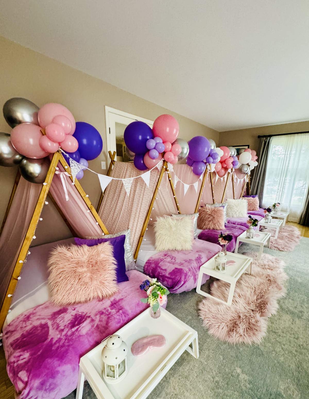 Purple & Pink dreams Birthday Party Ideas | Photo 8 of 9 | Catch My Party