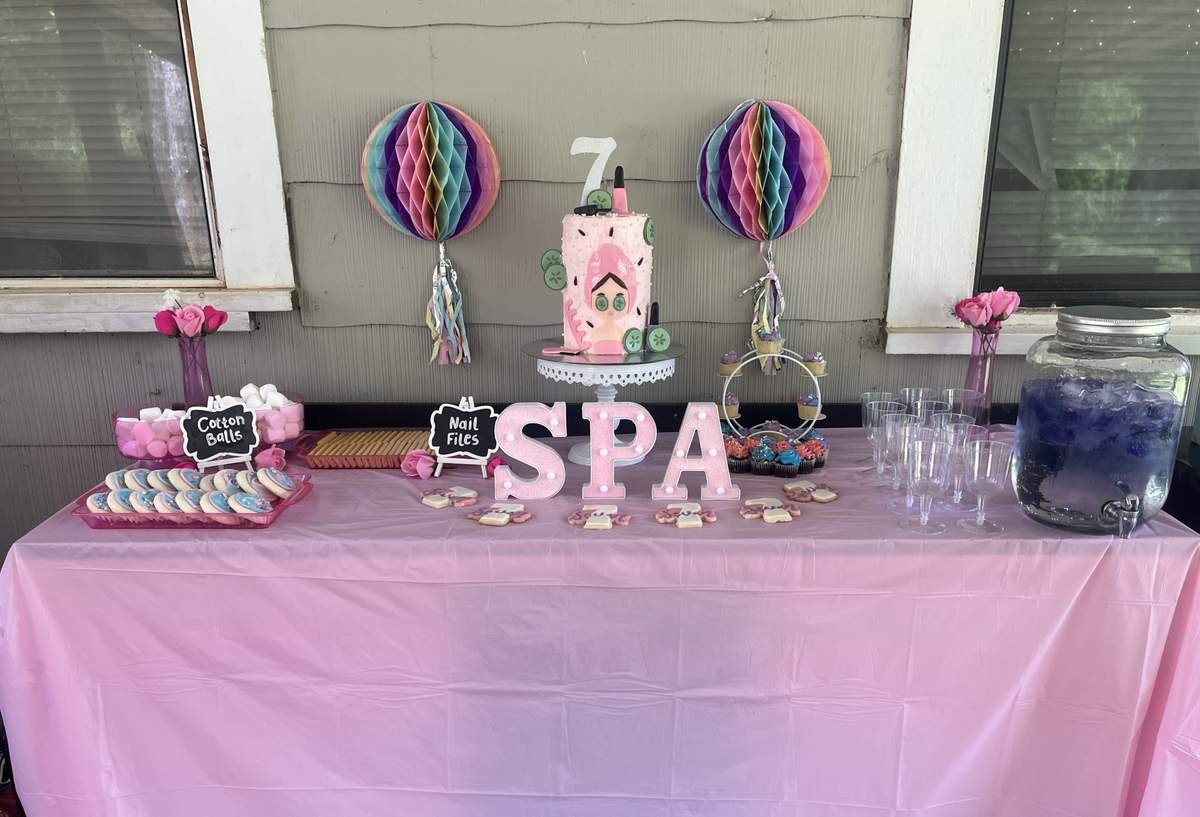 Spa Birthday Party Ideas | Photo 1 of 21 | Catch My Party