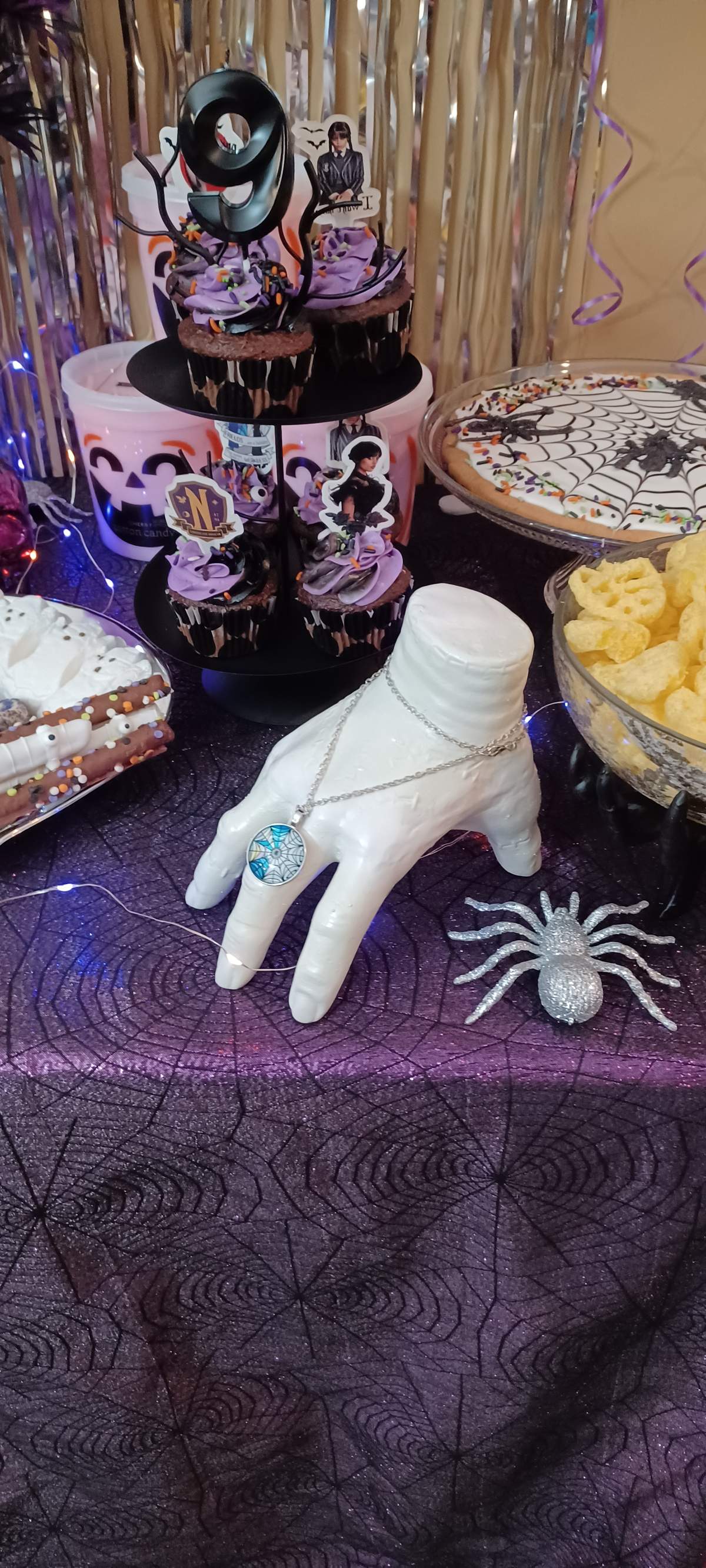 Wednesday Addams Halloween Party Ideas | Photo 1 of 15 | Catch My Party