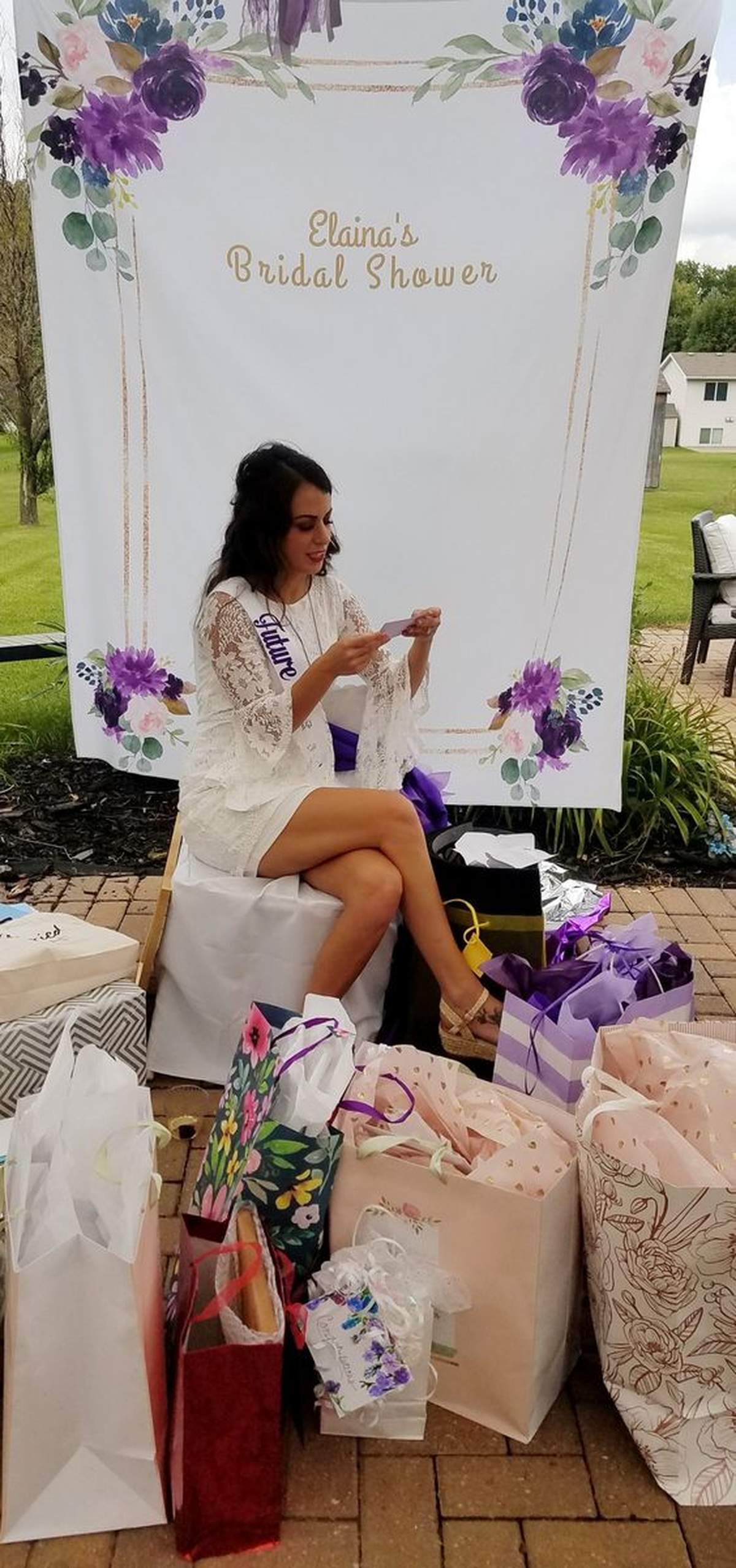 Bridal Shower purple theme Bridal/Wedding Shower Party Ideas | Photo 1 ...