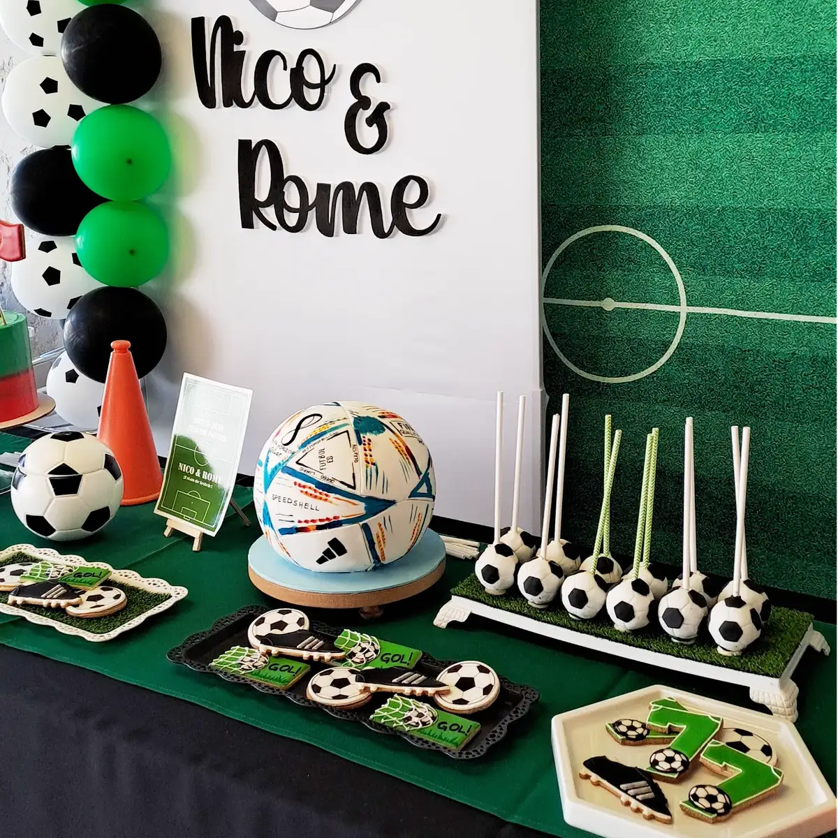 Futbol party Birthday Party Ideas | Photo 1 of 9 | Catch My Party