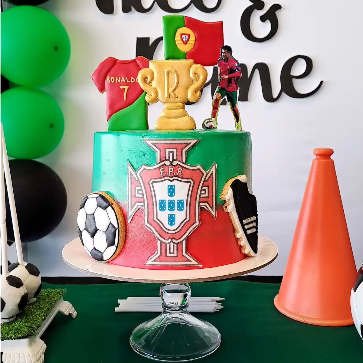 Futbol party Birthday Party Ideas | Photo 5 of 9 | Catch My Party