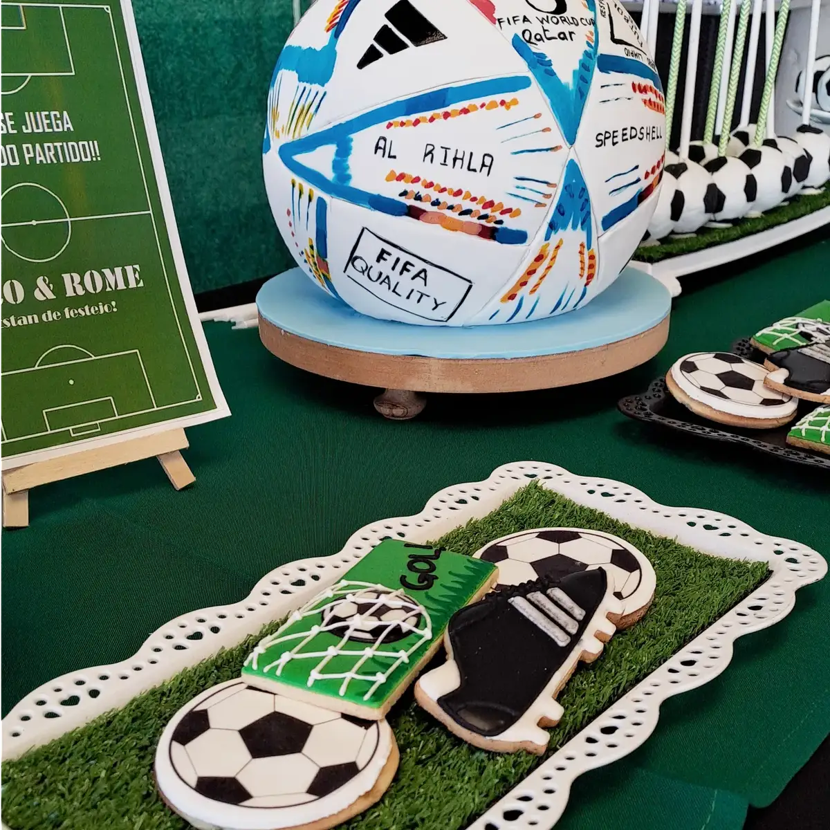 Futbol party Birthday Party Ideas | Photo 1 of 9 | Catch My Party