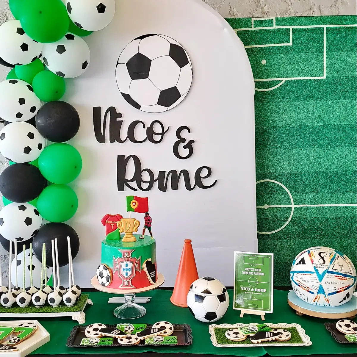 Futbol party Birthday Party Ideas | Photo 1 of 9 | Catch My Party