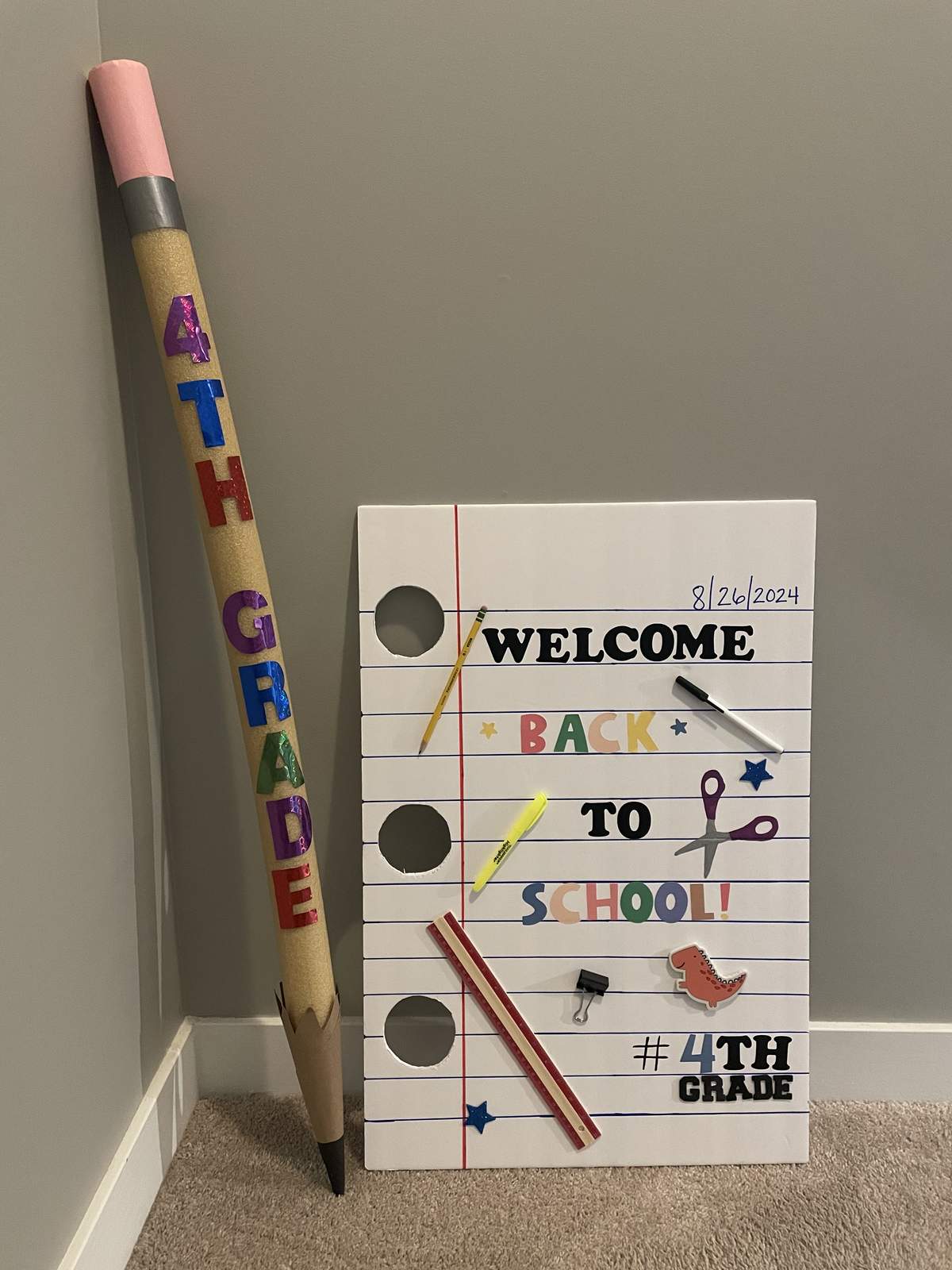 Welcome Back / Back to School "4th Grade Begins " | Catch My Party