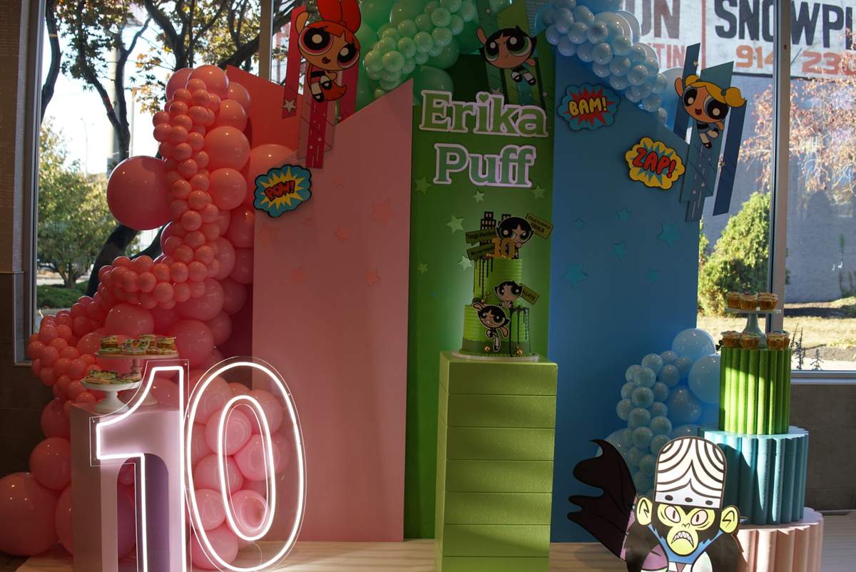 Power Puffs Girls Birthday Party Ideas | Photo 2 of 11 | Catch My Party
