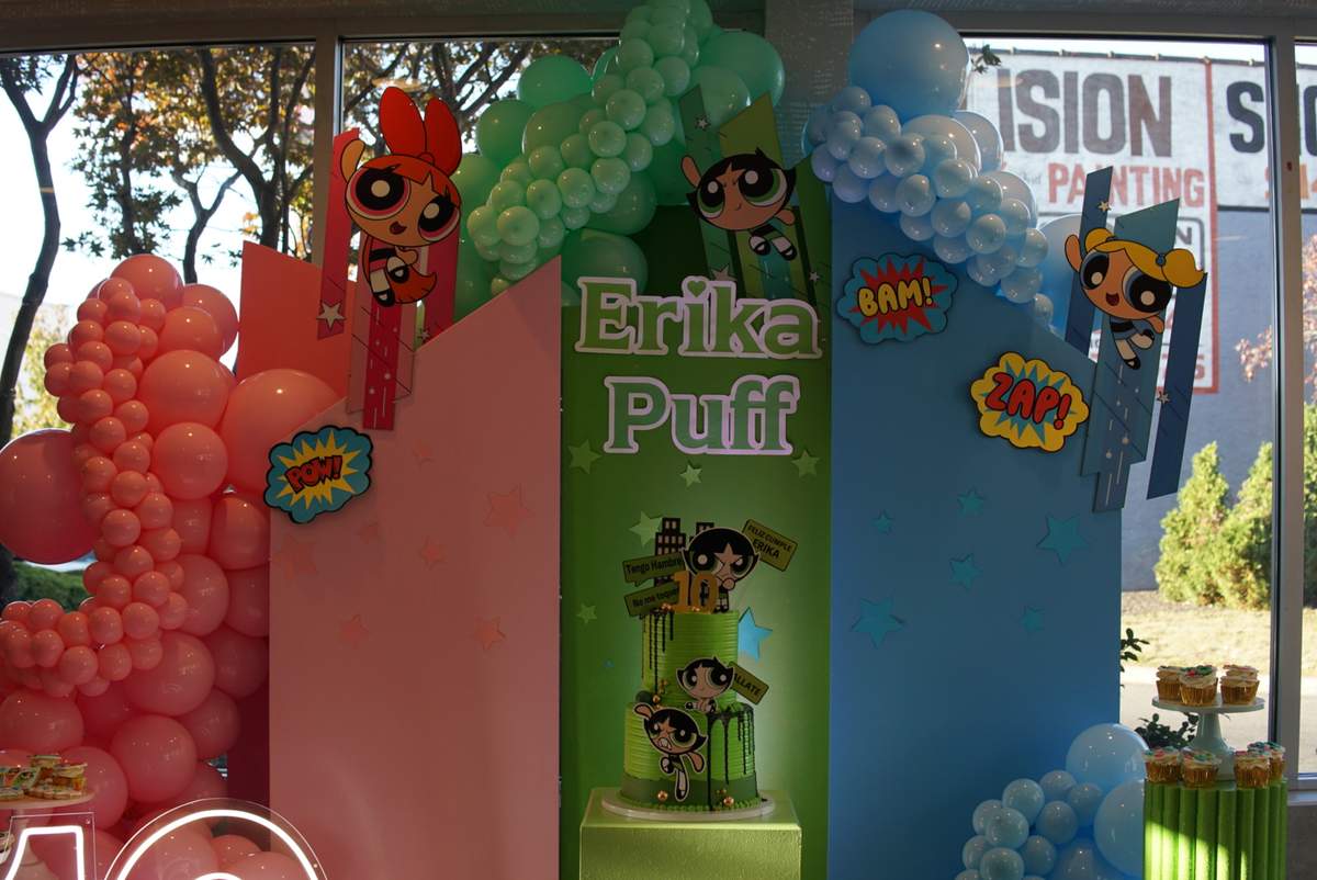 Power Puffs Girls Birthday Party Ideas | Photo 2 of 11 | Catch My Party