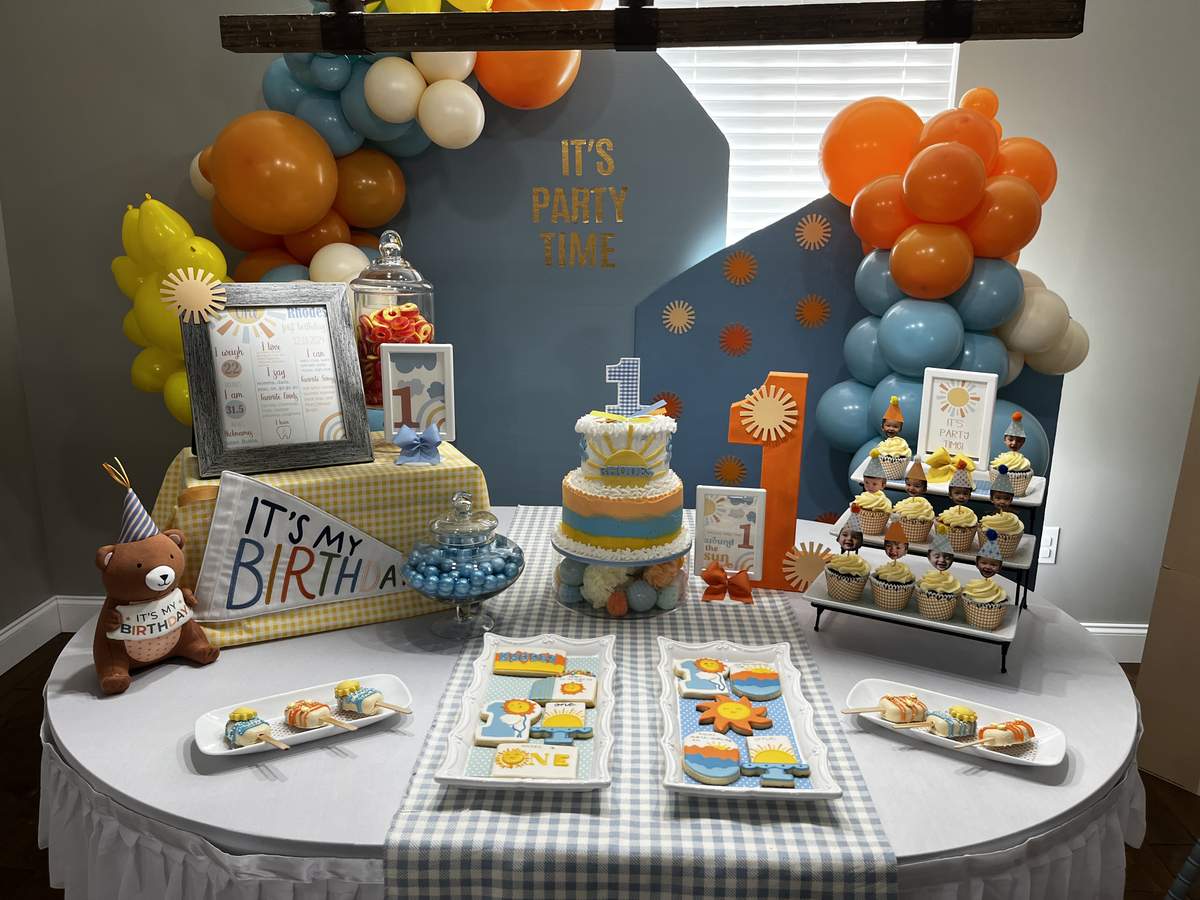 First trip around the sun Birthday Party Ideas | Photo 1 of 32 | Catch ...