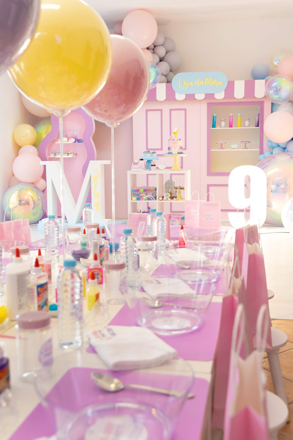 Slime Birthday Party Ideas | Photo 1 of 20 | Catch My Party