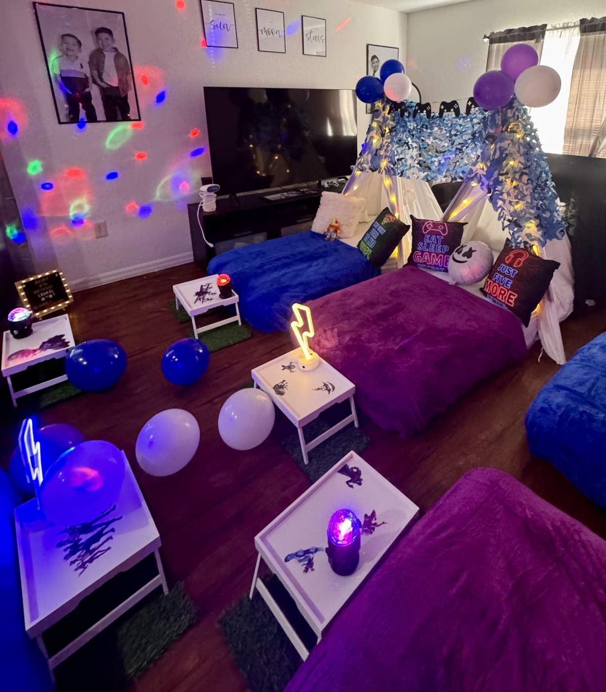 Fortnite / Birthday "Slumber Stardust Sleepover Party Rentals Level Up ...