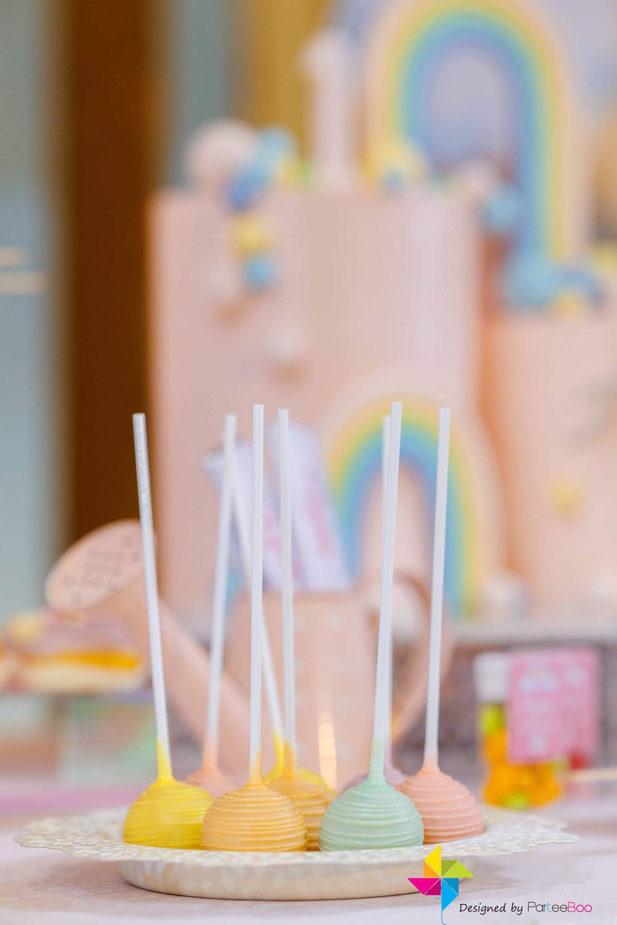 Rainbow Birthday Party Ideas | Photo 5 of 15 | Catch My Party