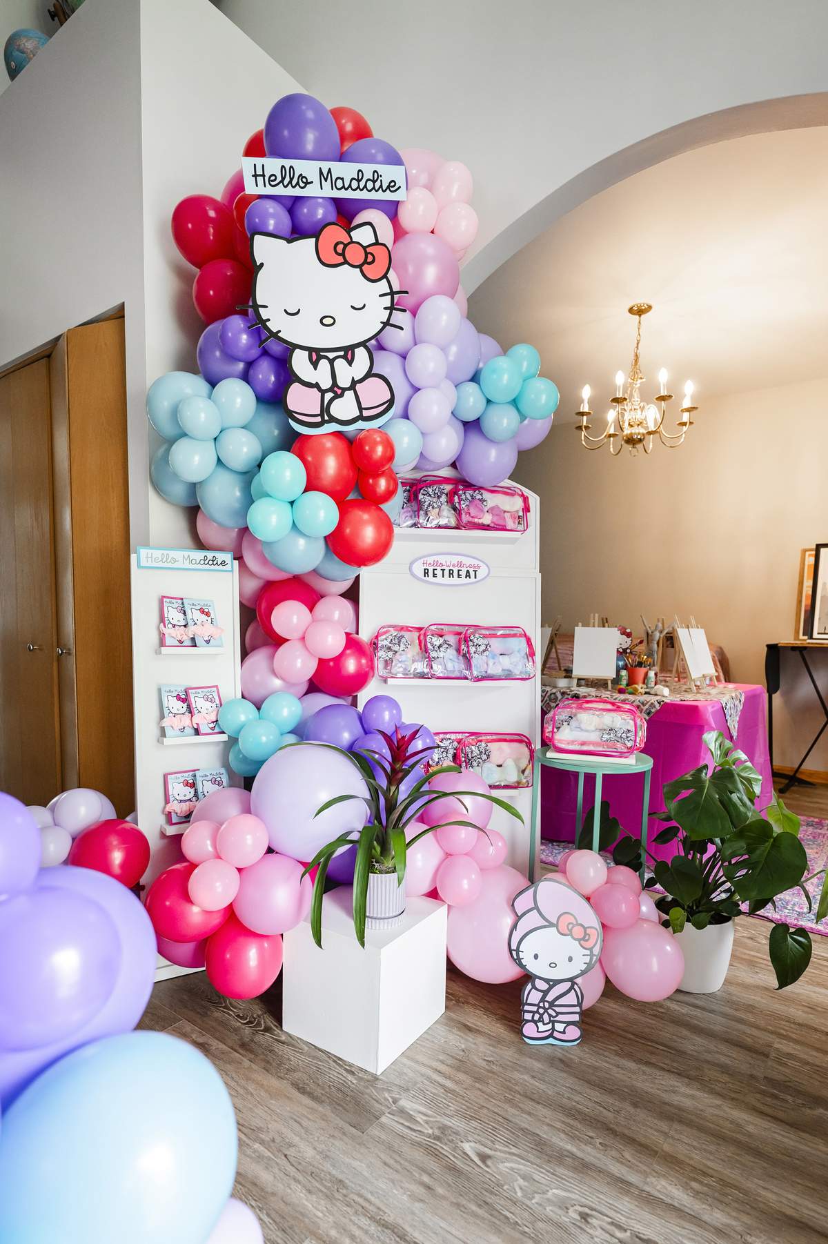Hello Kitty Wellness Retreat Birthday Party Ideas | Photo 5 of 115 ...