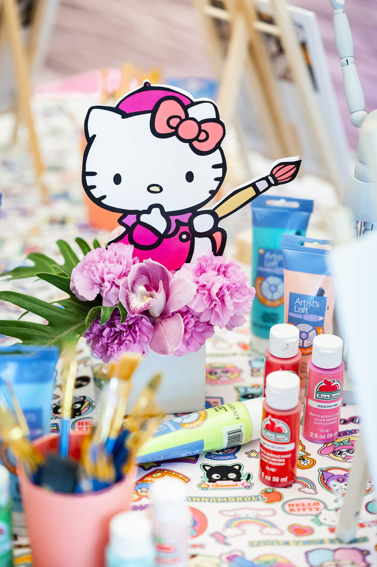 Hello Kitty Wellness Retreat Birthday Party Ideas | Photo 9 of 115 ...