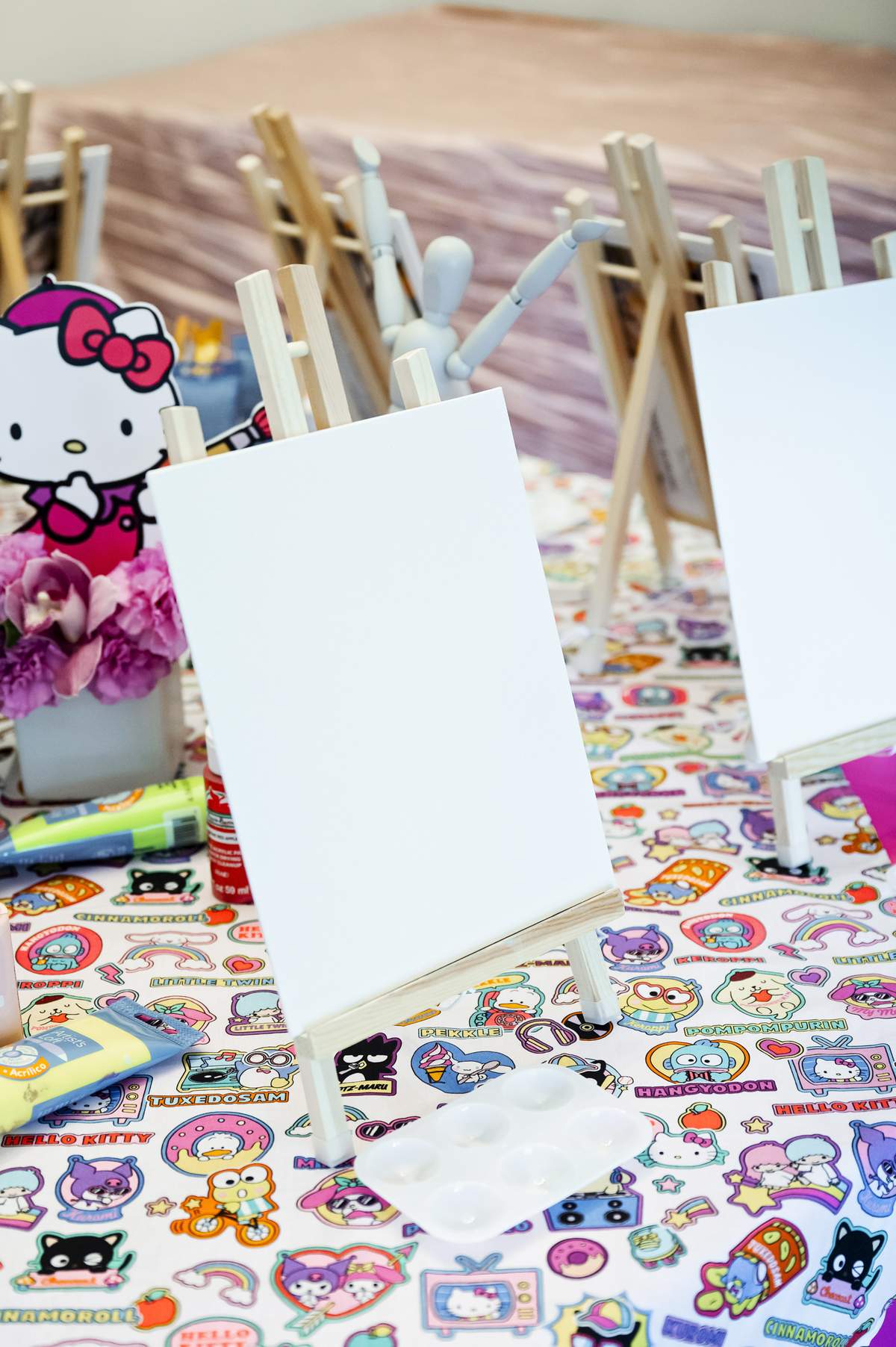 Hello Kitty Wellness Retreat Birthday Party Ideas | Photo 9 of 115 ...