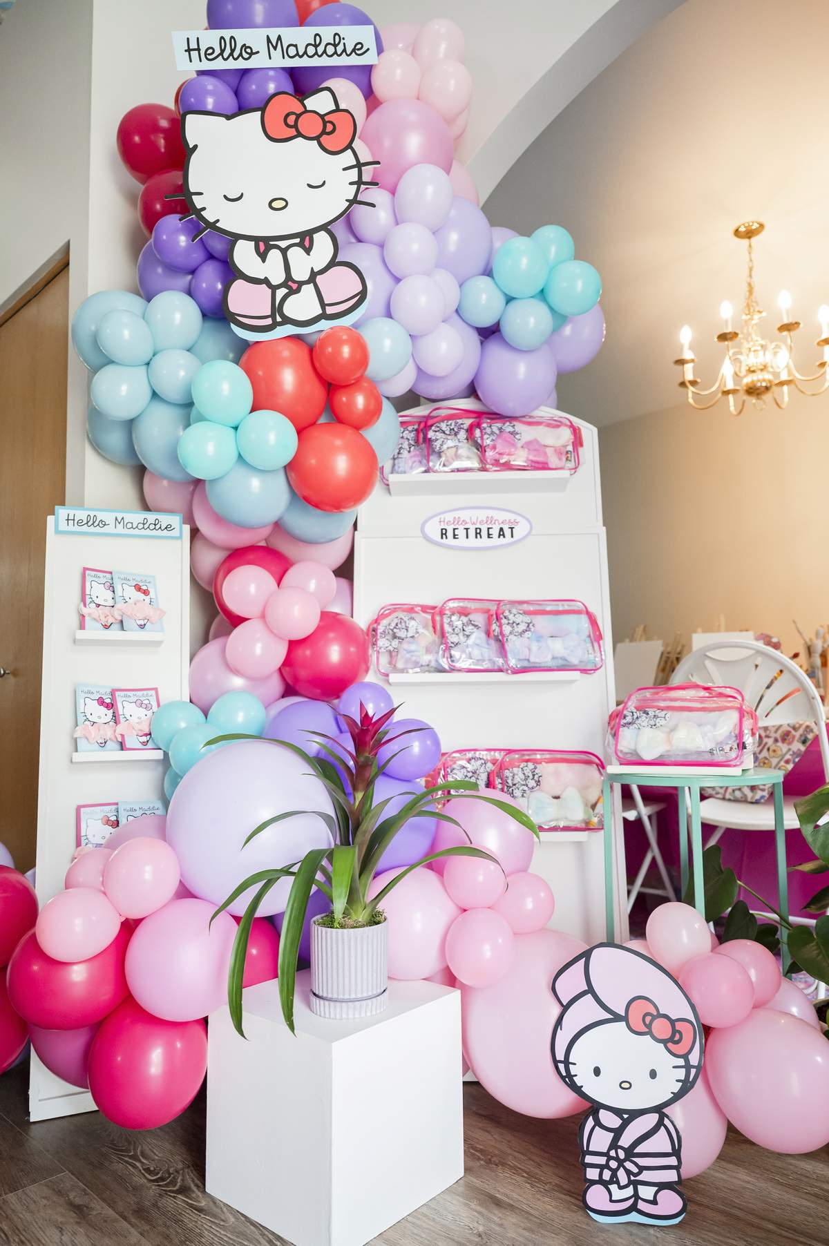 Hello Kitty Wellness Retreat Birthday Party Ideas | Photo 9 of 115 ...