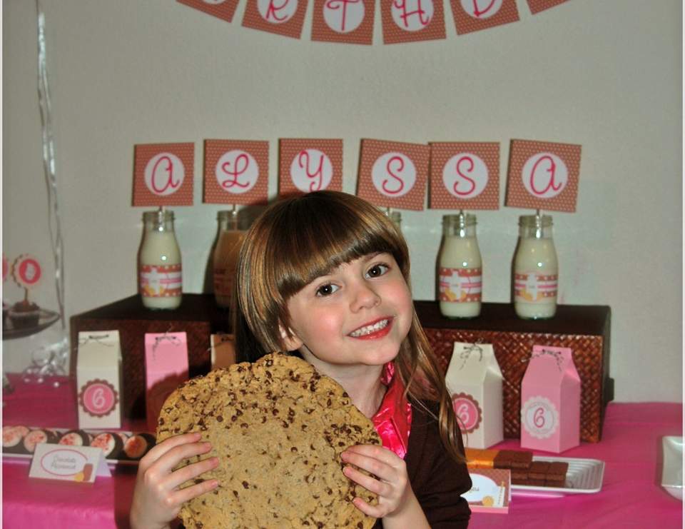 Birthday "Aly's Milk and Cookies Birthday" | Catch My Party