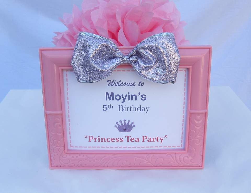 Princess Tea Party / Birthday "Pink and Purple Princess Tea Party ...