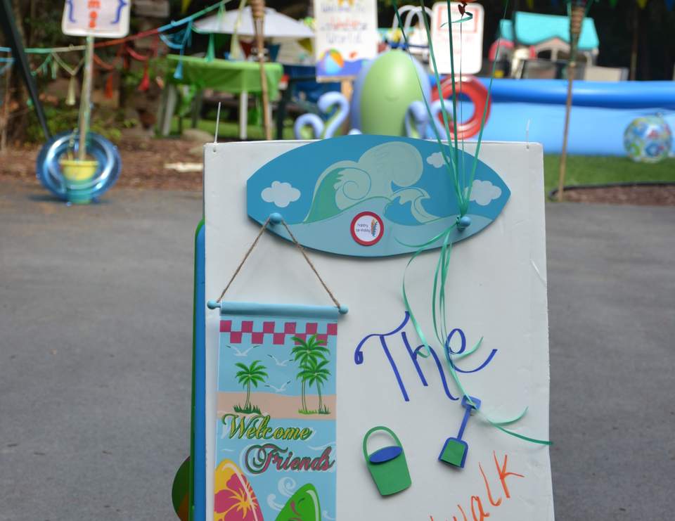 The Beach / Birthday "Backyard Beach Birthday Bash" | Catch My Party