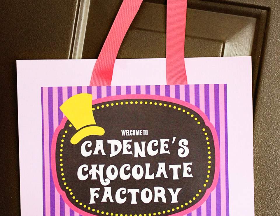 Willy Wonka and the Chocolate Factory / Birthday "Cadence's Chocolate ...