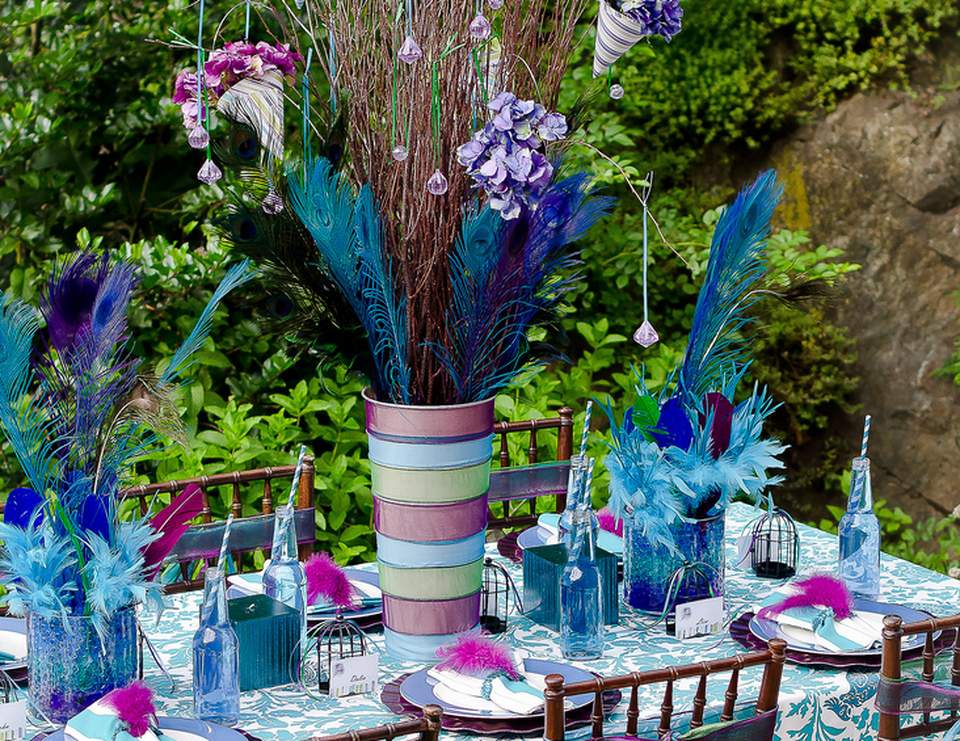 Peacock Feathers / Dinner Party "Peacock Feather Dinner Party" | Catch ...