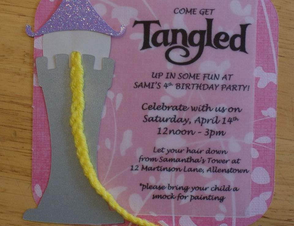 Rapunzel Disney's Tangled Inspired / Birthday "Disney's Tangled 4th ...
