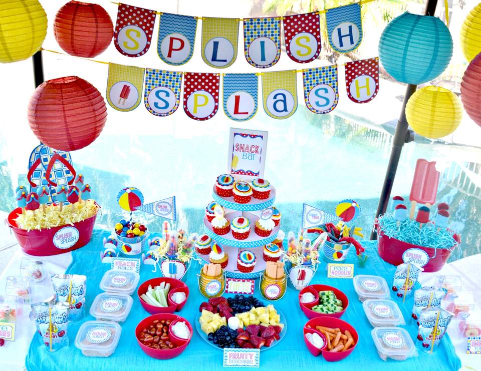 Splish Splash / Summer "School's Out pool party" | Catch My Party