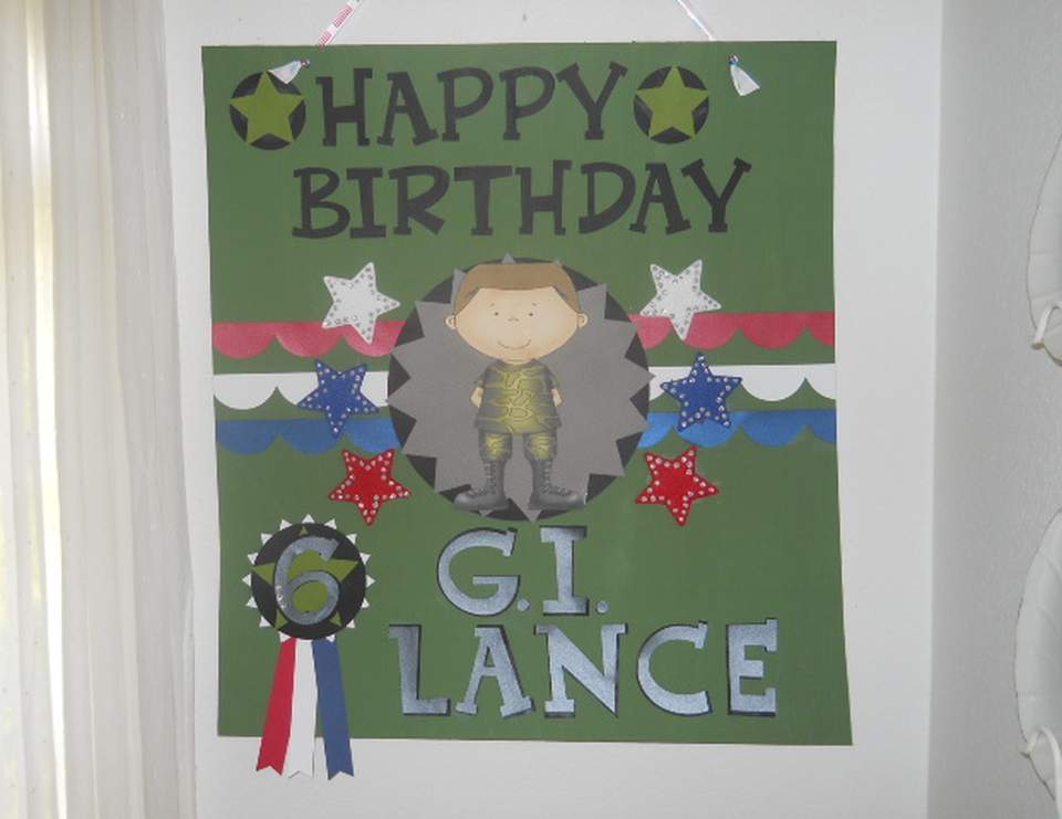 Birthday "G.I. Joe Soldier Birthday Party" | Catch My Party