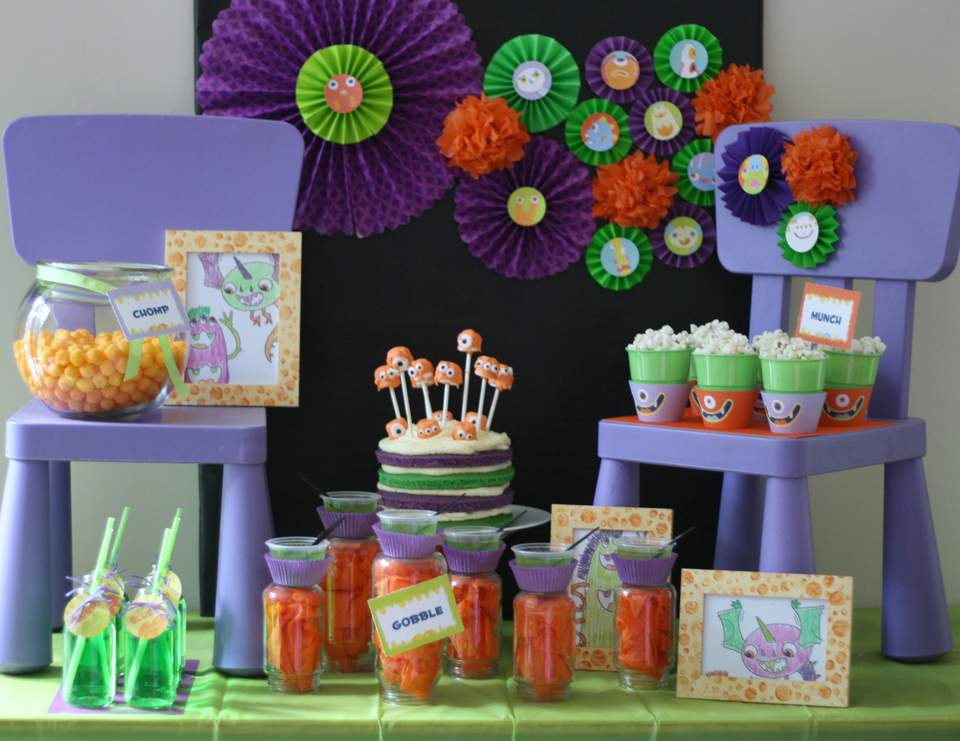 Monsters / Birthday "Monster Dessert Table/Inspiration Table" | Catch ...