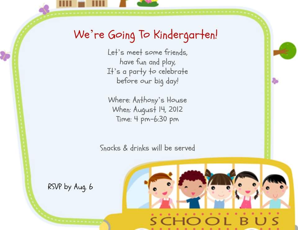 Back To School / First Day of School / Back to School "We're going to ...