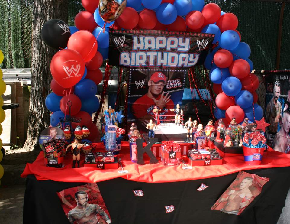 Wwe Party Theme Decorations