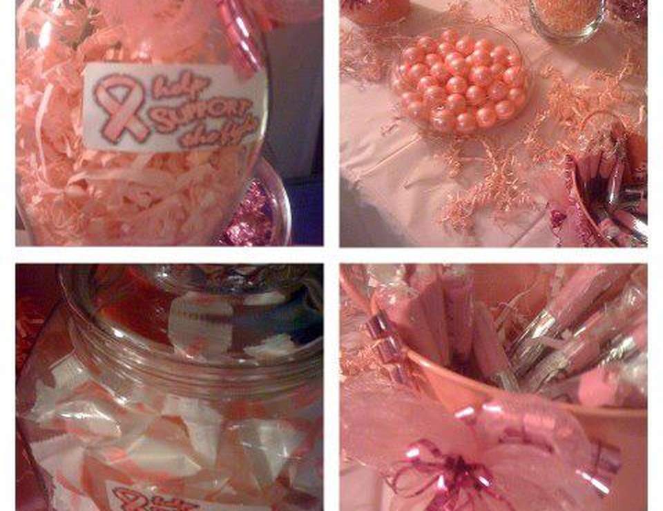 Pink Candy Buffet / Cancer Awareness "Cancer Awareness" | Catch My Party